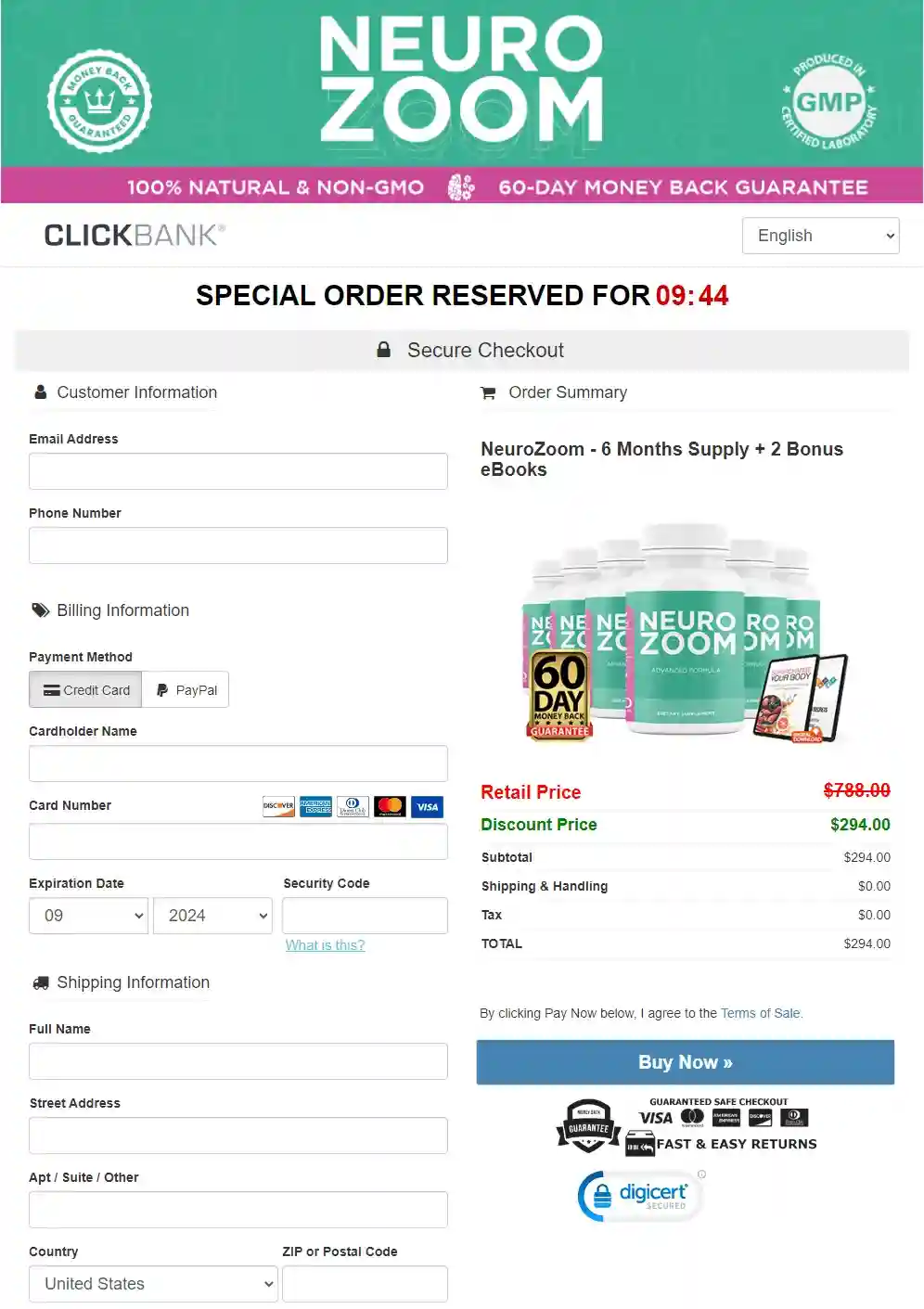 NeuroZoom™ | Official Website - Nootropic Memory Booster